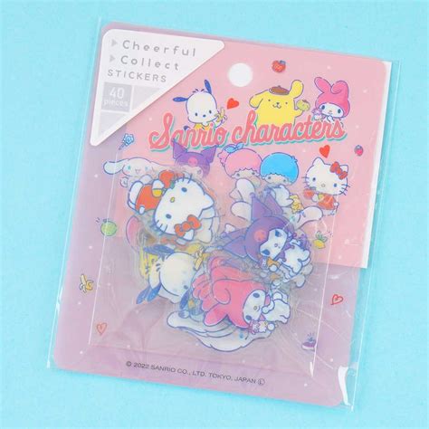 Sanrio Characters Cheerful Collect Vibrant Sticker Pack Blippo