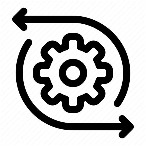 Process Gear Arrows Setup Management Implementation Development Icon Download On Iconfinder