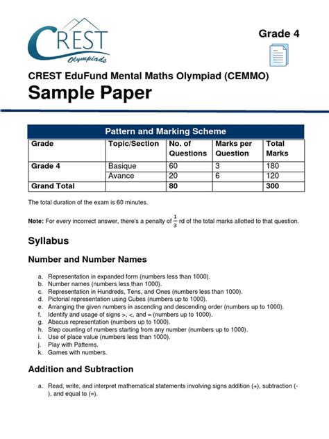 Mmo Previous Year For Class 4 Pdf Litre Numbers