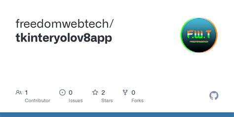 GitHub Freedomwebtech Tkinteryolov8app