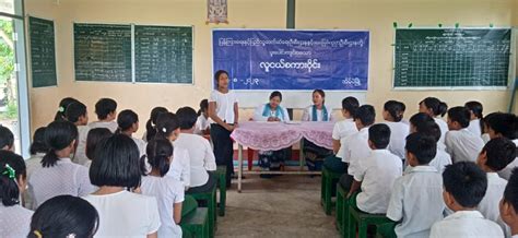 လူငယ်နှင့်မူးယစ်ဆေးဝါးခေါင်းစဥ်ဖြင့် လူငယ်စကားဝိုင်းကို အ လ က ခွဲ ထိန
