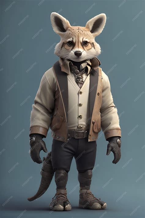 Premium Ai Image Full Body Kangroo