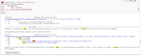 query filter error forum sentinel hub
