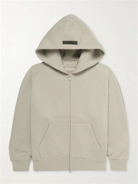 Fear Of God Essentials Full Zip Hoodie Store