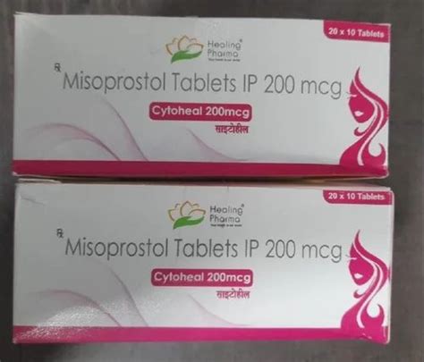 Misoprostol 200 Mcg Tablet At ₹ 165stripe Mifepristone Misoprostol