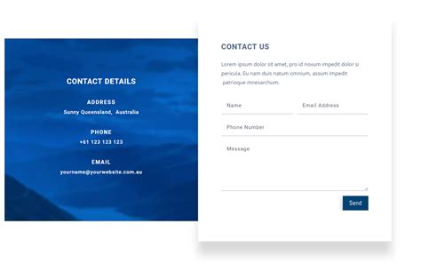 Free Contact Form Layouts For Divi Page Builder Infinite Imagination Web Design And Development
