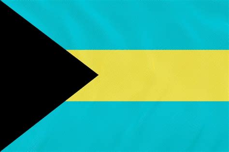 Bandeira Nacional Das Bahamas Fundo Bandeira Das Bahamas Foto Premium