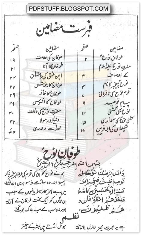 Tofan E Nooh As Pdf Urdu Book Free Download Kutubistan