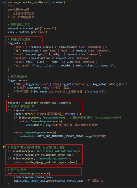 Djangodrf 实战：自定义异常处理流程 腾讯云开发者社区 腾讯云