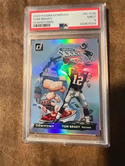 2020 Panini Donruss Optique Dt22 Tom Brady Centre Ville Psa 9 Eur 1005