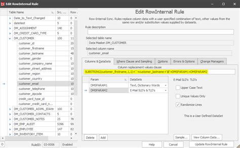 Can I Make A Row Internal Rule Faster Data Masker Product Documentation