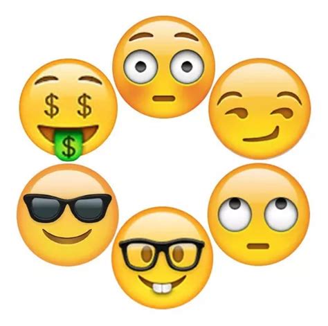 18 Obleas Comestibles 5 Cm De Diámetro Emoji 2 MercadoLibre
