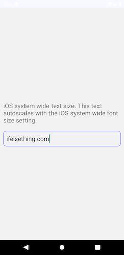 what is allowfontscaling prop in react native