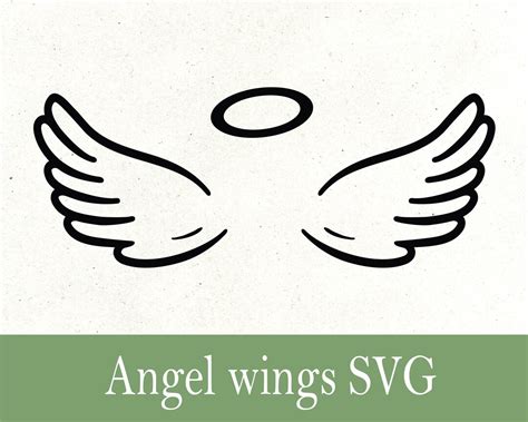 Angel Wings Memorial Svg Clipart Wings Angel Svg Wings Etsy