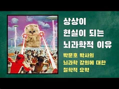 뇌과학 X 철학 상상이 현실이 되는 뇌과학적 이유 Feat 박문호 박사