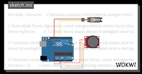 Servo With Joystick Wokwi Esp Stm Arduino Simulator