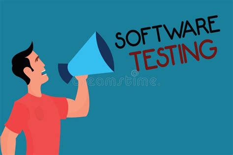 writing note showing software testing business photo showcasing