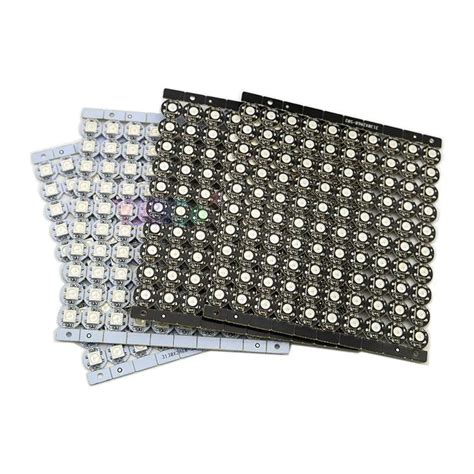 30 729에서 모듈 100 개 4 핀 WS2812B WS2812B WS2812 LED 칩 히트 싱크 화이트 블랙 PCB