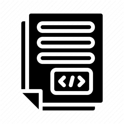Metadata File Document Web Programming Coding Data Icon