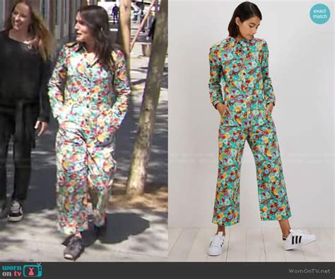 Lilia Lucianos Floral Jumpsuit On Cbs Mornings Floral Jumpsuit