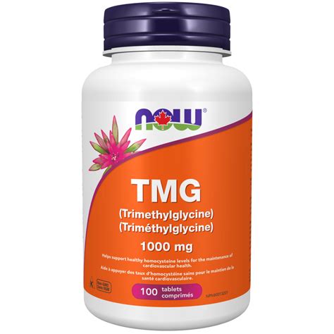 TMG 1,000 mg Tablets - Now Foods Canada