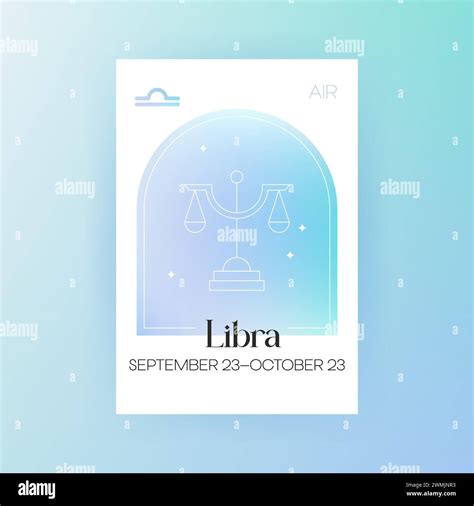 Horoscope Air Libra Zodiac Stock Vector Image And Art Alamy