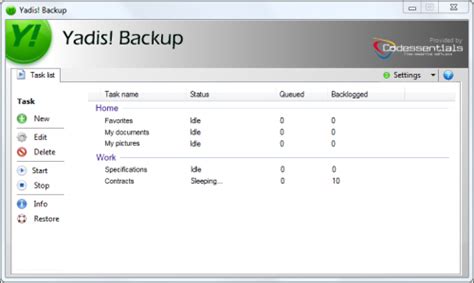 Yadis Backup โปรแกรม Yadis สำรองข้อมูล Backup ไฟล์