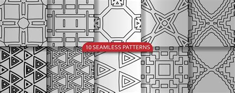 Black And White Seamless Pattern 20491075 Vector Art At Vecteezy