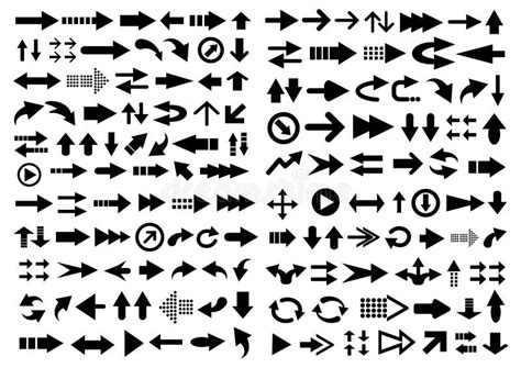 Arrow Shapes Stock Vector Illustration Of Design Template 28130764