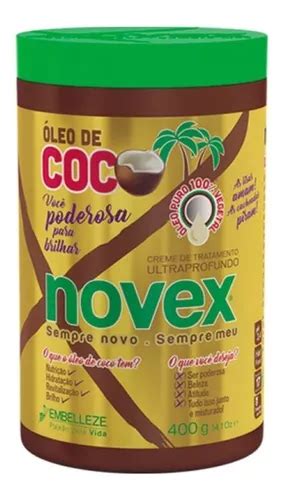 Mascarilla Capilar Novex Óleo De Coco X 400g MercadoLibre