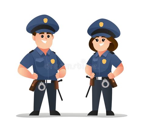 Friendly Police Officer Stock Illustrations 454 Friendly Police