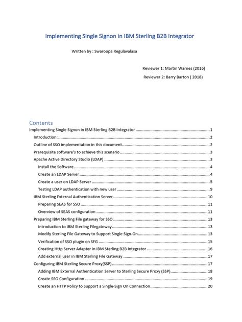 Implementing Single Sign In B2bi Sterling Integrator Pdf