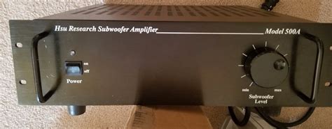 Hsu Research 500a Subwoofer Amplifier For Sale Us Audio Mart