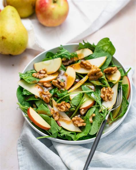 Apple Pear Salad With Curry Vinaigrette A Couple Cooks