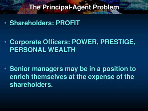 Ppt The Principal Agent Problem Powerpoint Presentation Free