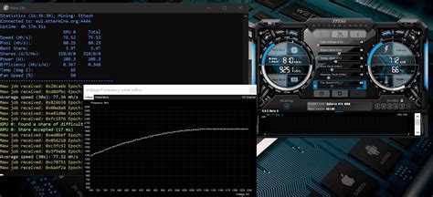Hashrate Goes Down While Mining Seems The Miner Doesnt Get The Maximum Frecuency For A Given