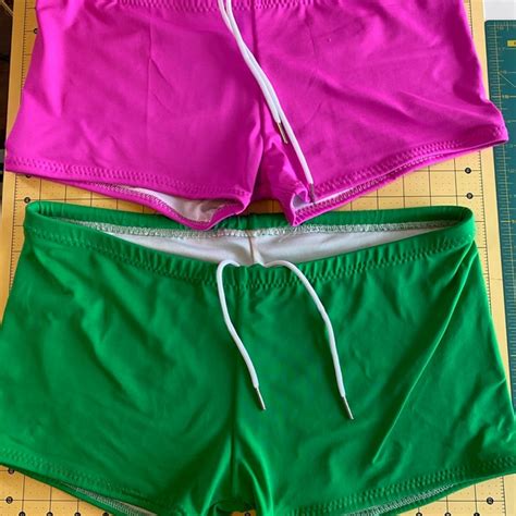 Mens Square Cut Swim Trunk Yoga Short Sewing Pattern Pdf Digital