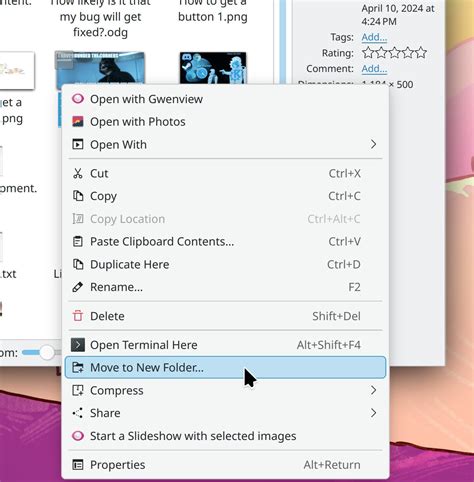 Dolphin Doesn T Create Folder From Selected Files Help Kde Discuss
