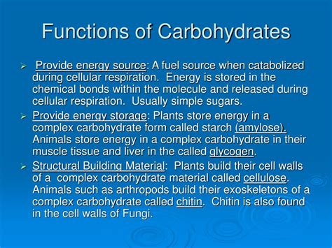 Carbohydrates Function Uk At John Vaughn Blog
