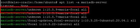 Ubuntu Mariadb MySQL 최신버전 설치하기 달소씨의 하루