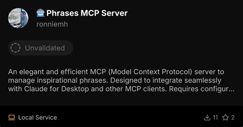 🤖 phrases mcp server mcp servers · lobehub
