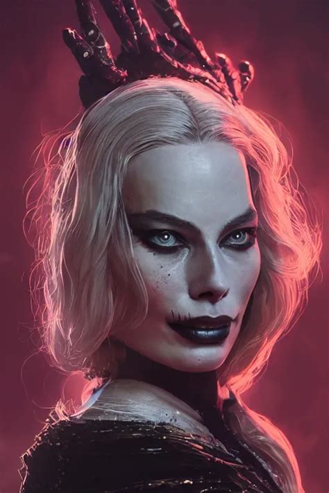 Margot Robbie As Real Life Harley Quinn Cinematic Stable Diffusion
