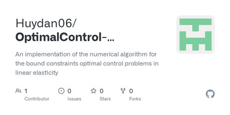 Github Huydan06optimalcontrol Linearelasticity An Implementation Of The Numerical Algorithm
