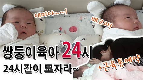 쌍둥이출산 쌍둥이육아브이로그 골병예약 육아24시 봄플리 Youtube