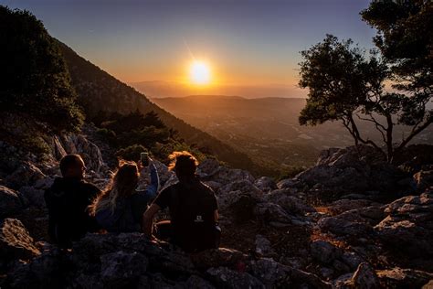 Watch The Sunset From Pofitis Ilias Profitis Ilias Hike Ceetiz
