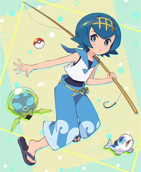 Lana Wishiwashi Wishiwashi And Dewpider Pokemon And 1 More Drawn