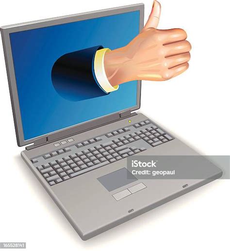 기술적 성공 노트북에 대한 스톡 벡터 아트 및 기타 이미지 노트북 무선 기술 벡터 Istock