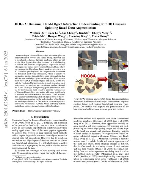 Pdf Hogsa Bimanual Hand Object Interaction Understanding With 3d