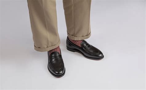 Lloyd Black Loafers For Men With Leather Sole Grenson Shoes
