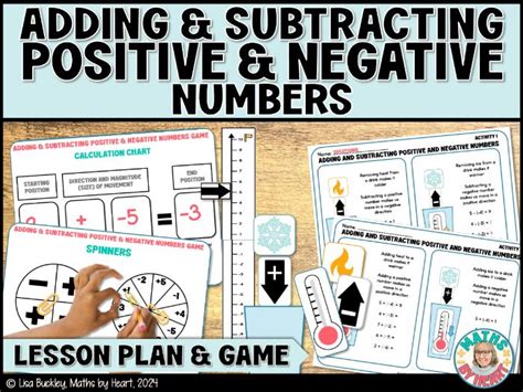 Adding And Subtracting Positive And Negative Numbers Teaching Resources